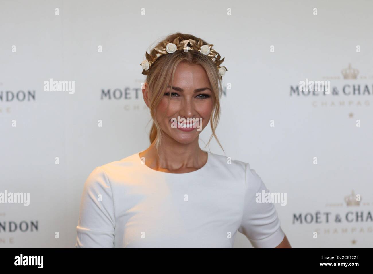 Anna Heinrich attends Moet & Chandon Spring Champion Stakes Day at ...