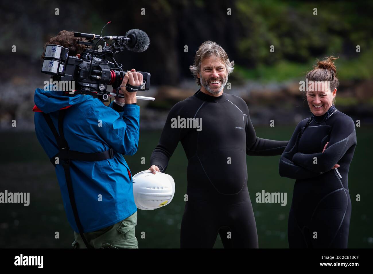 John Bishop talks to Jessica Whiton, a member of the Sea Life Trust ...