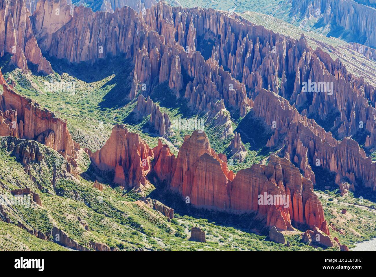 Unusual mountain landscape near Tupiza, Bolivia Stock Photo - Alamy