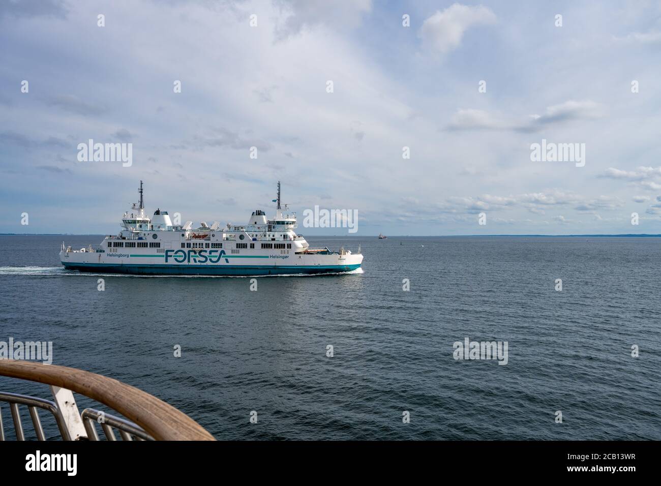 Elsinore, Denmark - August 2, 2020: ForSea operates the route between ...