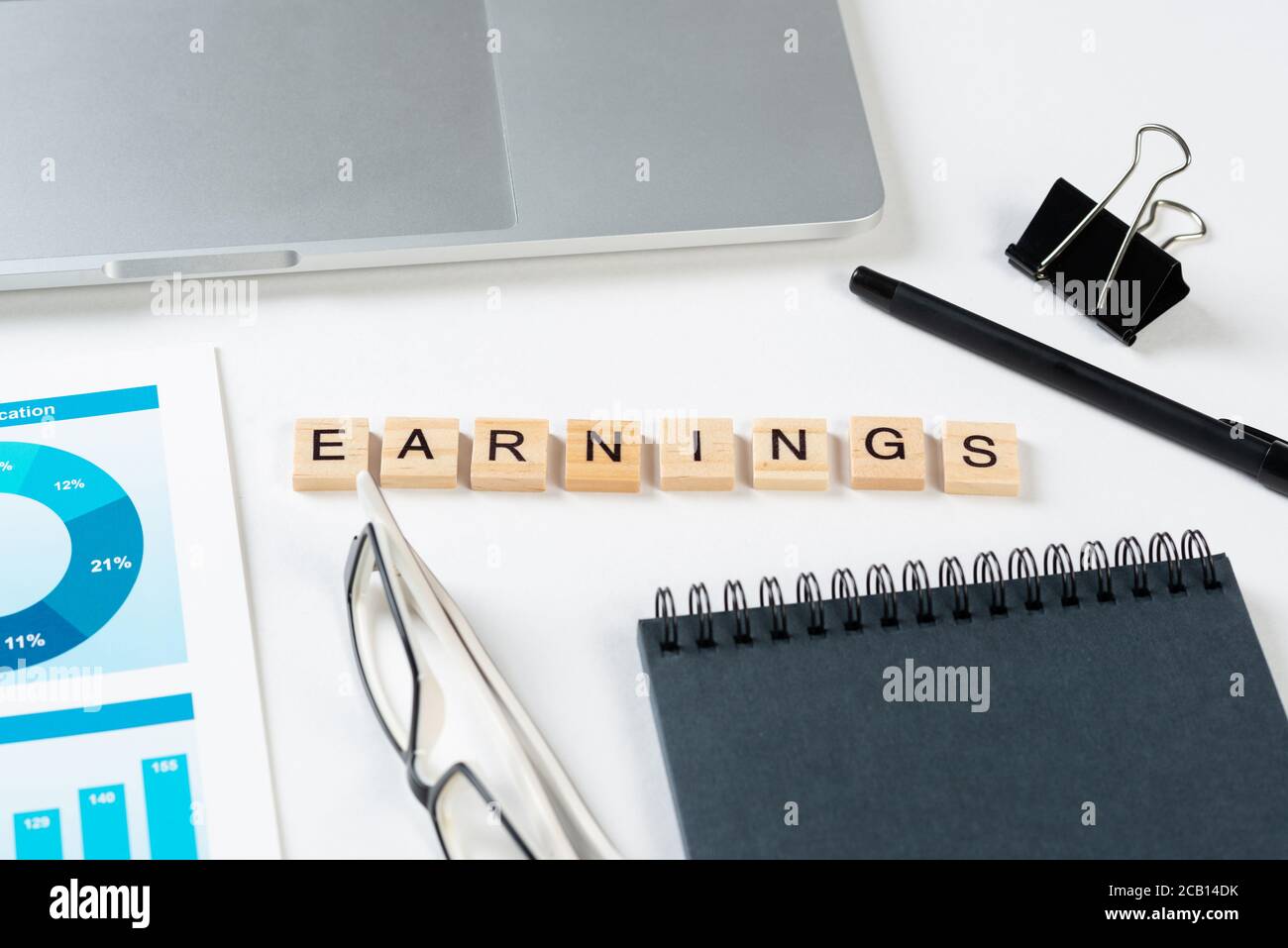 Earnings management concept with letters Stock Photo - Alamy