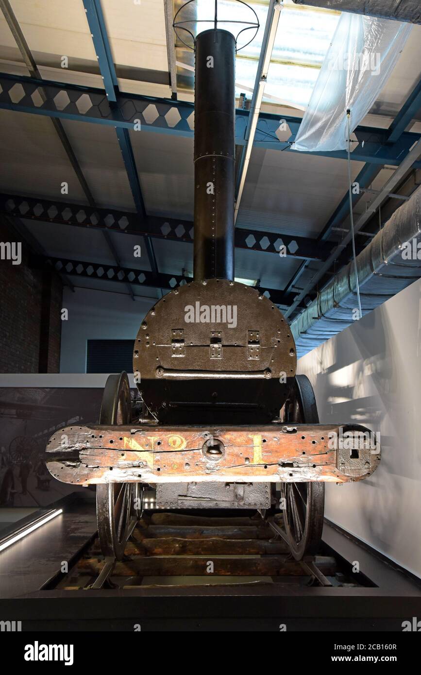 The Rocket, the original locomotive from the Liverpool and Manchester ...