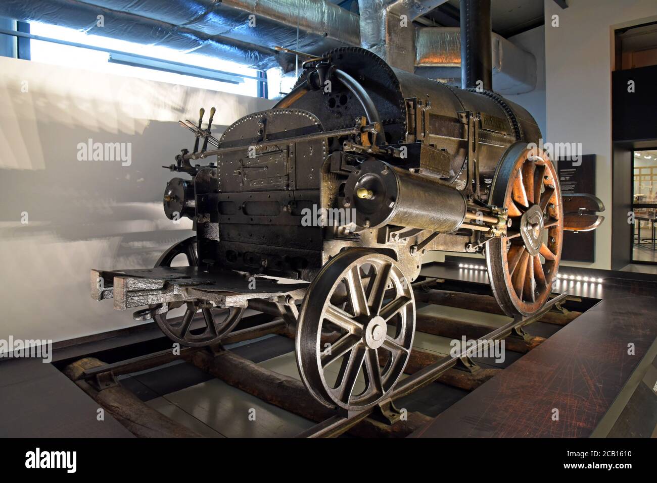 The Rocket, the original locomotive from the Liverpool and Manchester ...