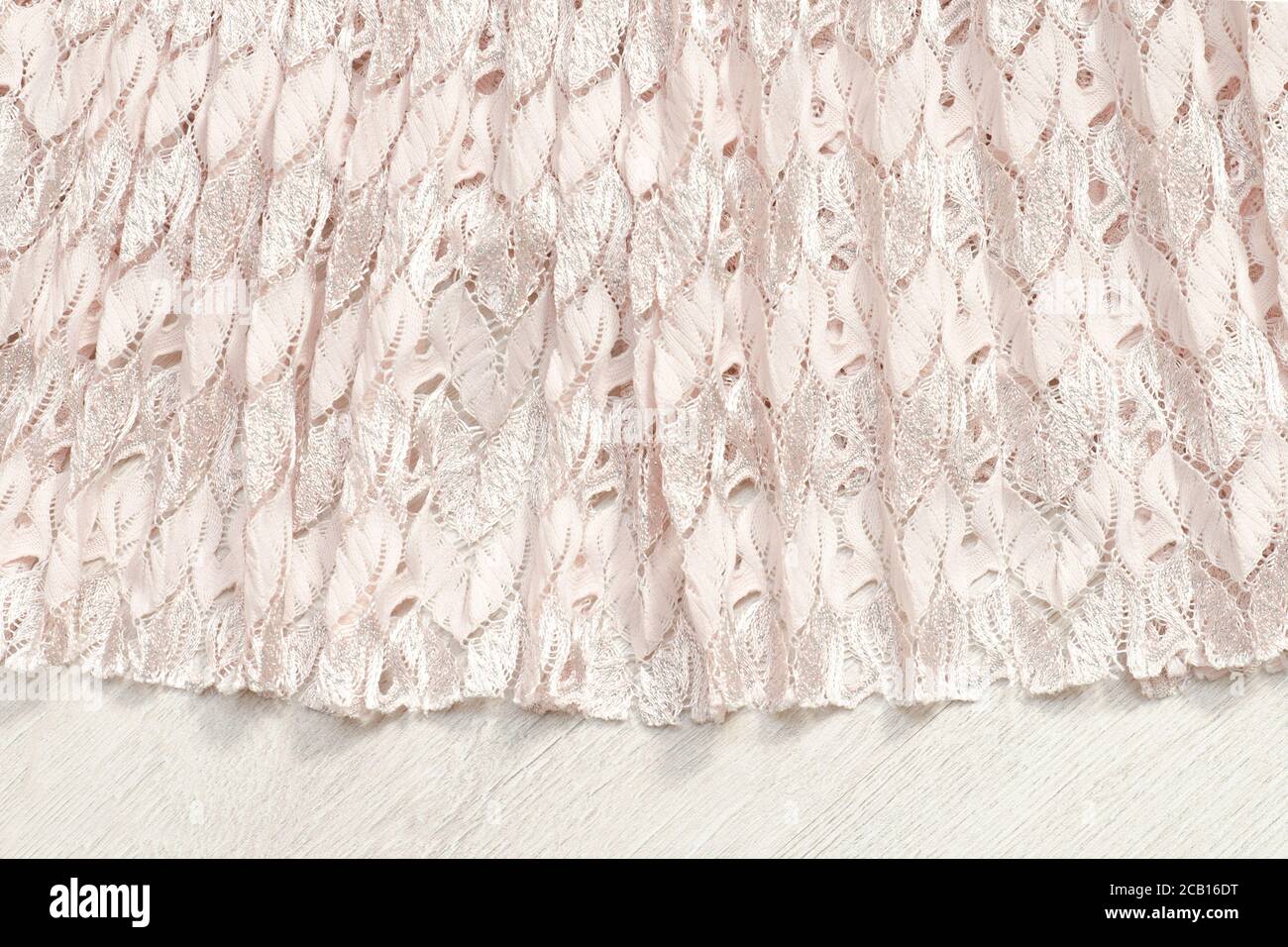 Biege pleating cloth with embossed pattern, close-up. Texture Stock ...