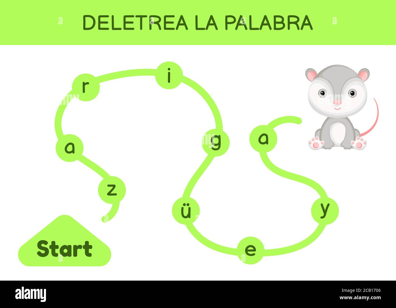 Deletrea la palabra - Spell the word. Maze for kids. Spelling word game ...