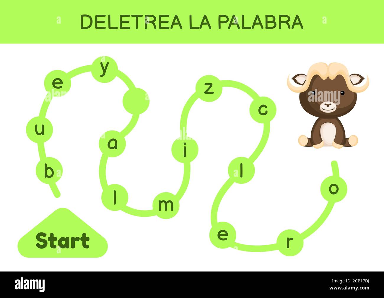 Deletrea la palabra - Spell the word. Maze for kids. Spelling word game ...