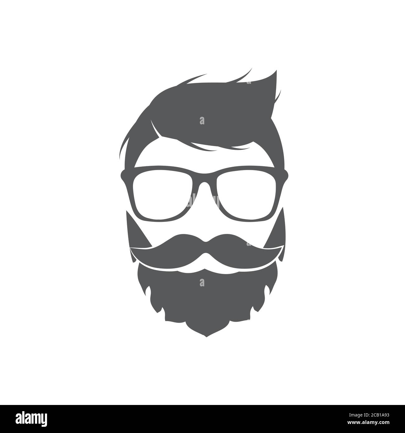 Hipster icon on white background Stock Vector Image & Art - Alamy
