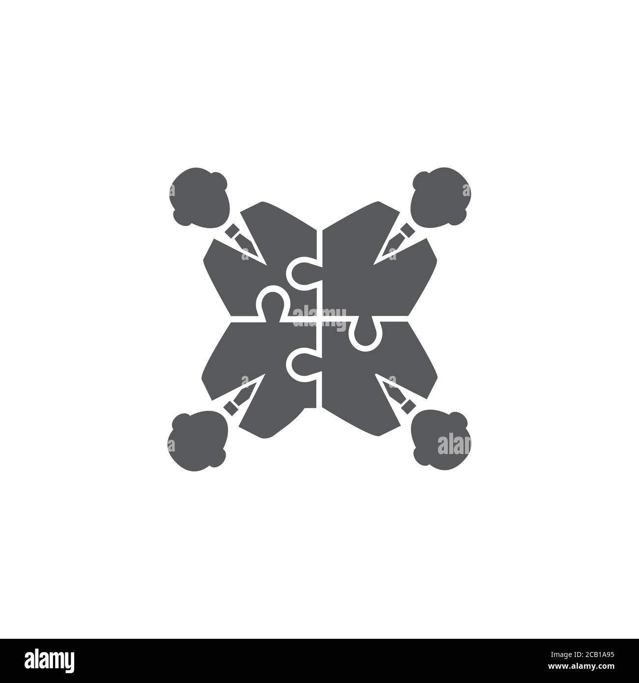 Teamwork icon hi-res stock photography and images - Alamy