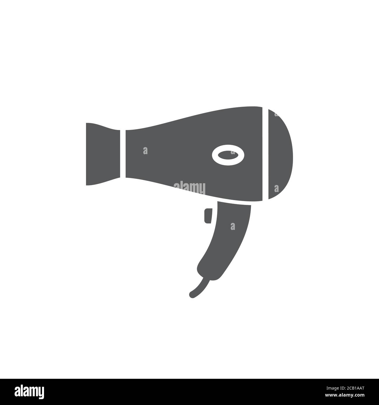 Blow dryer hair icon Stock Vector Images - Alamy