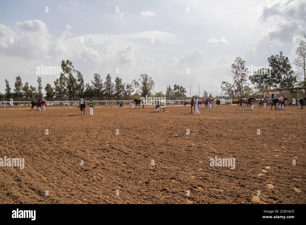 Horse racing at King Khalid Racetrack 7/8/2020 Stock Photo - Alamy