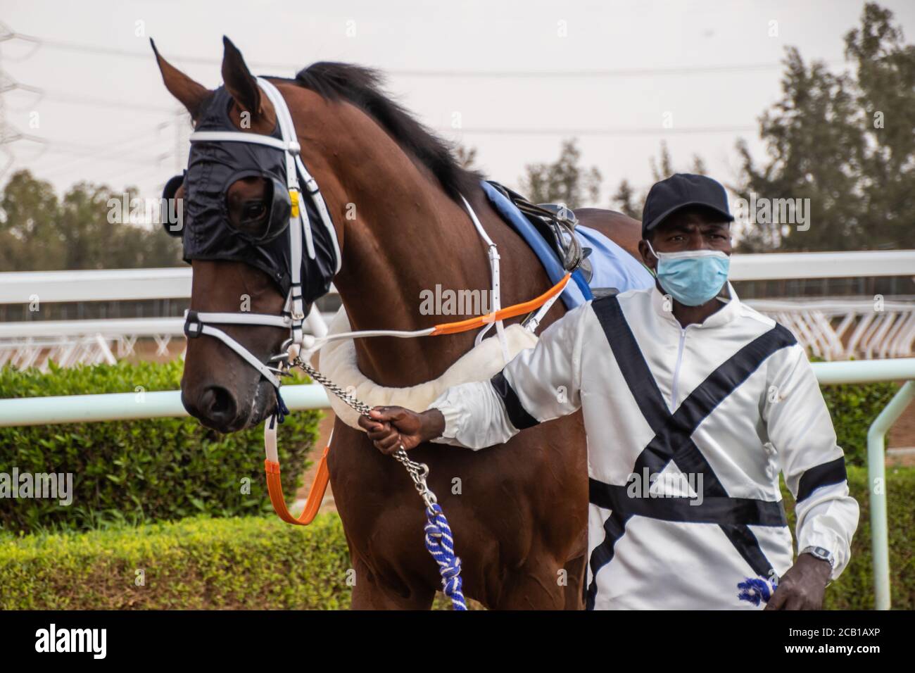 Horse racing at King Khalid Racetrack 7/8/2020 Stock Photo - Alamy