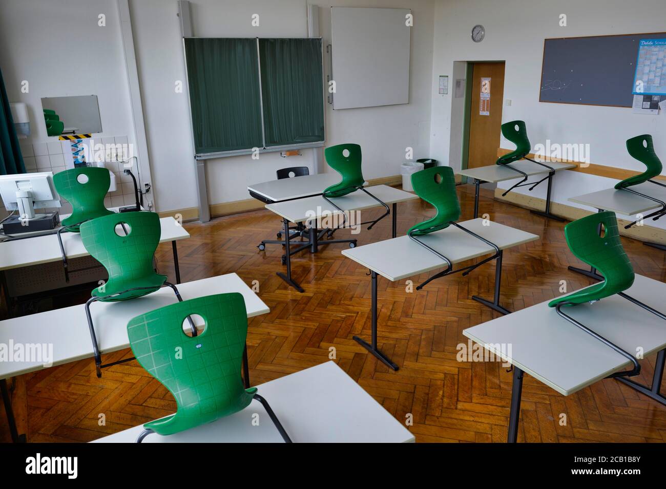 Individual tables according to distance rule hi-res stock photography ...