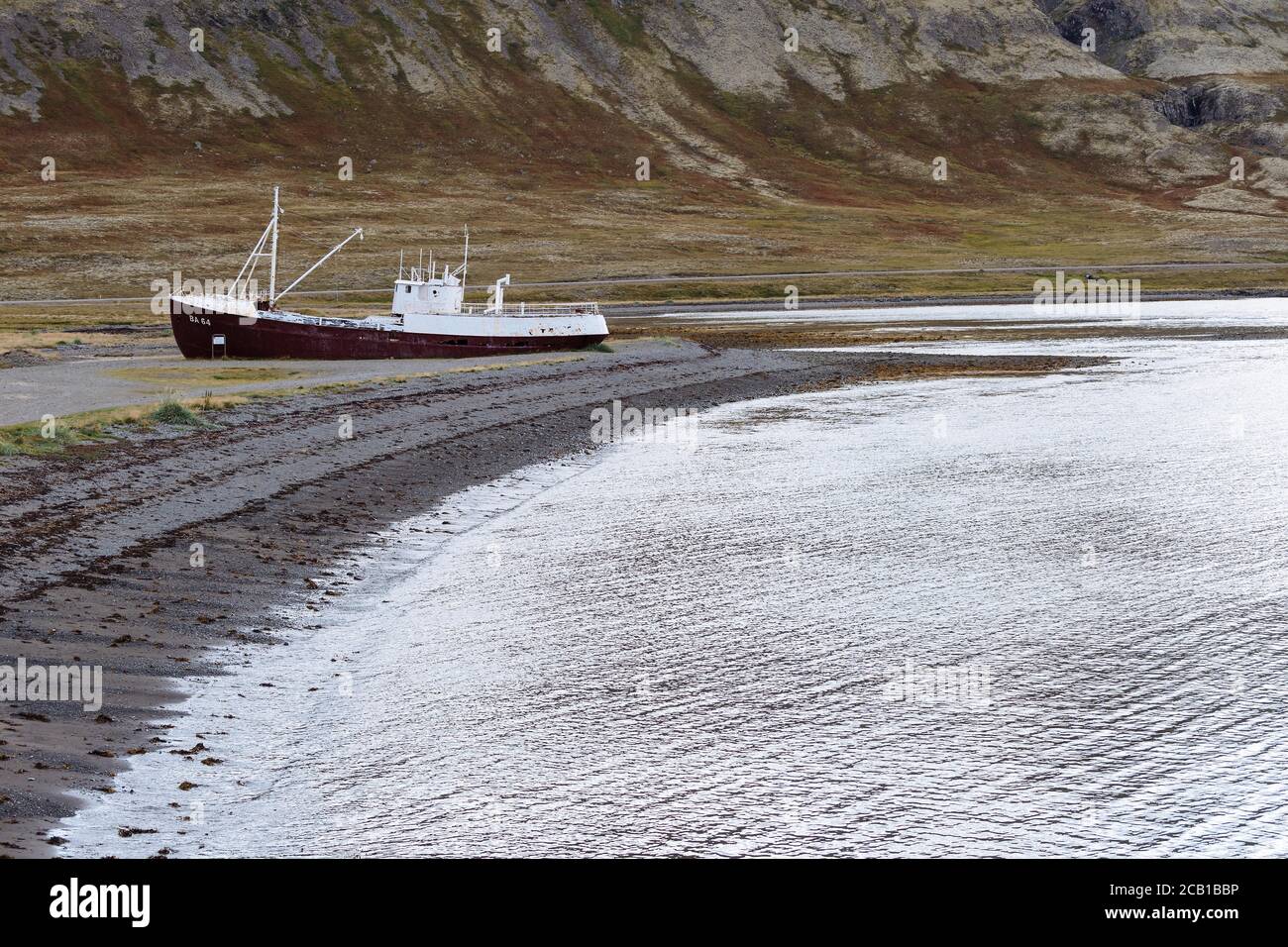 Shipwreck of the Gaoar, Iceland's oldest steel ship from 1912, Tal ...