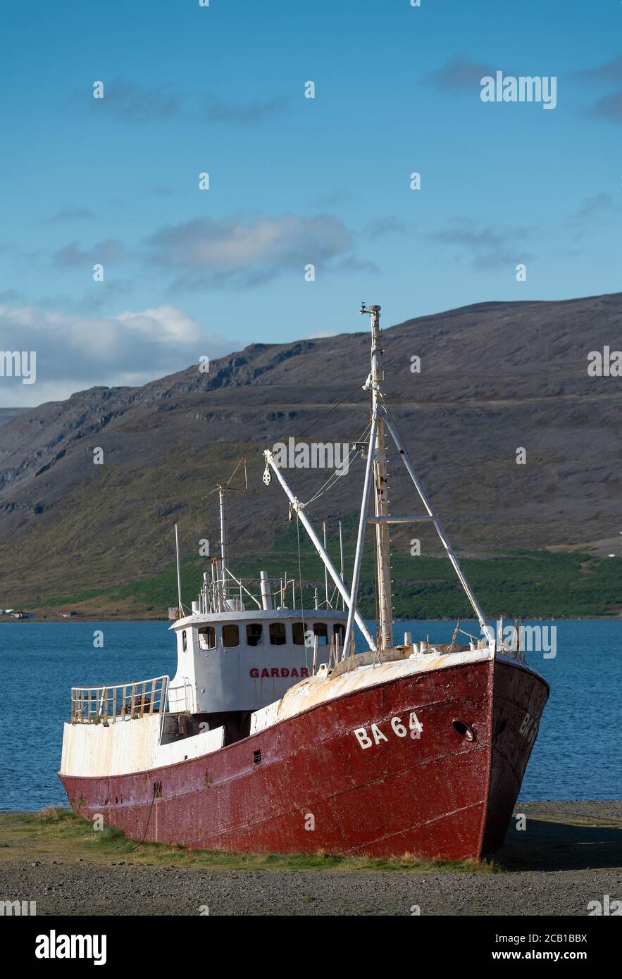 Shipwreck of the Gaoar, Iceland's oldest steel ship from 1912, Tal ...