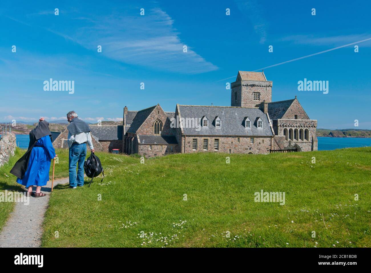 Christian Iona Abbey, Iona pilgrimage monastery, monastery on the ...
