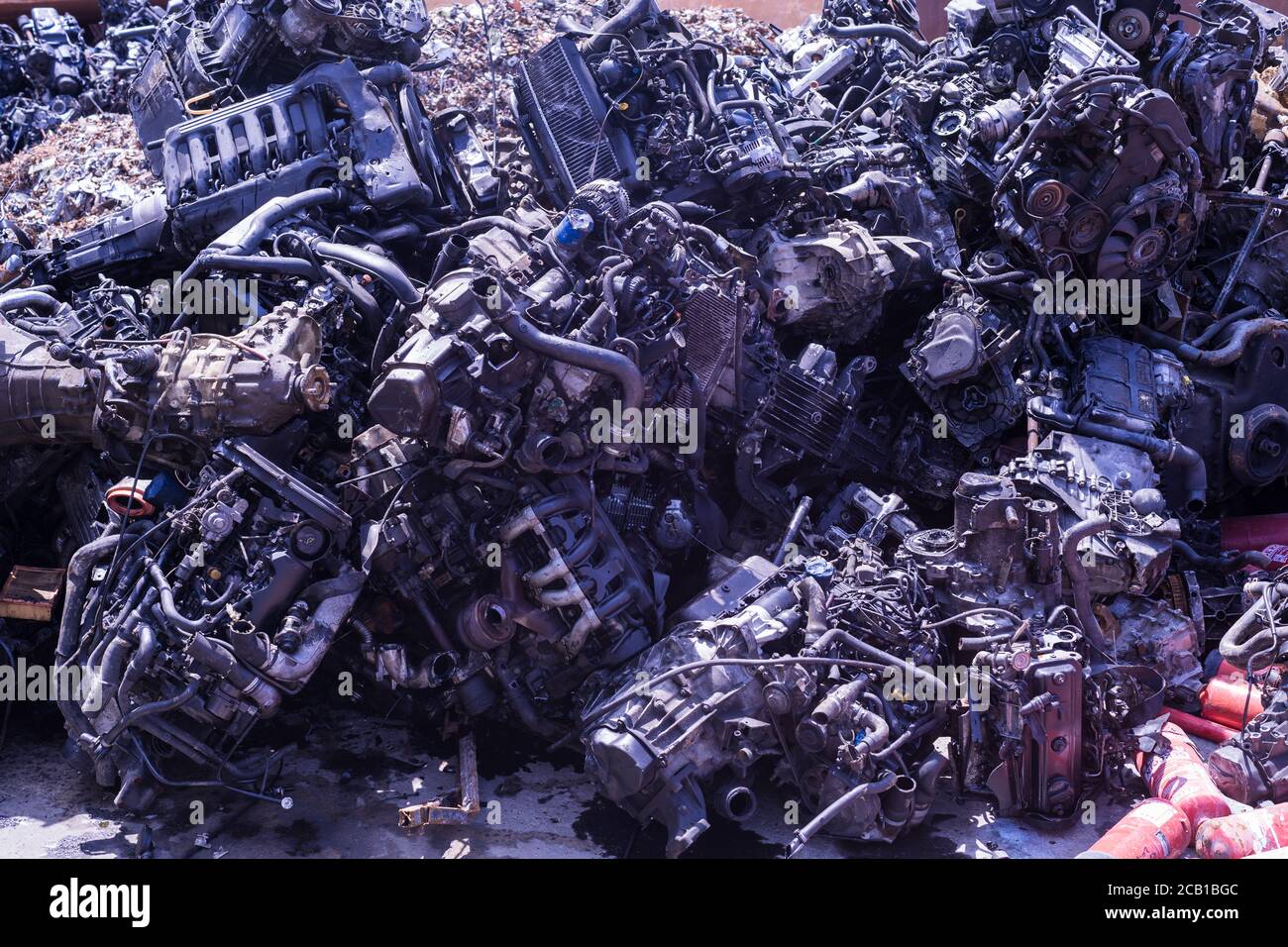 Closeup of engine block scrap Stock Photo - Alamy