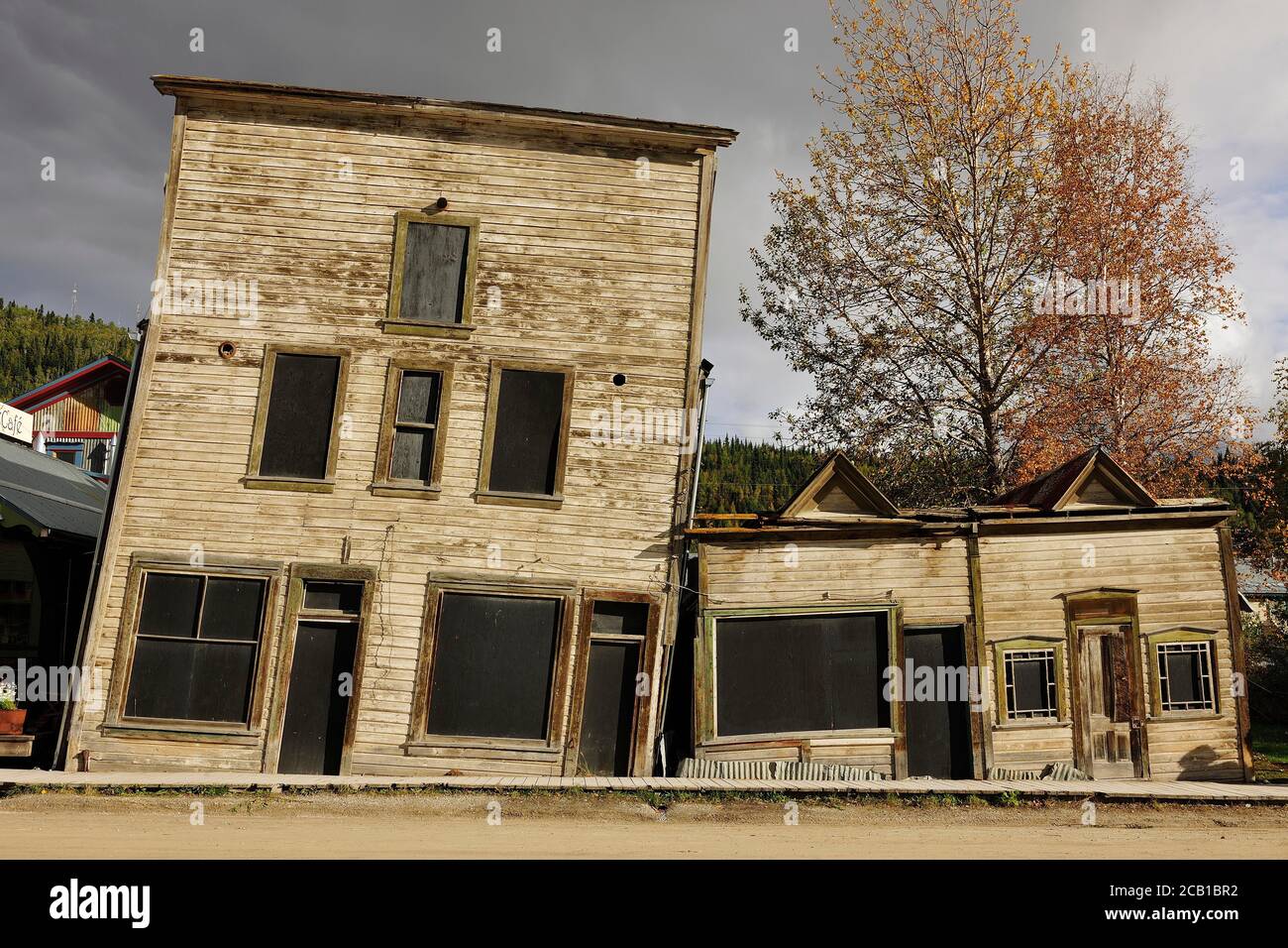 Historic house in Dawson City, Dawson City, Yukon Territory, Canada ...