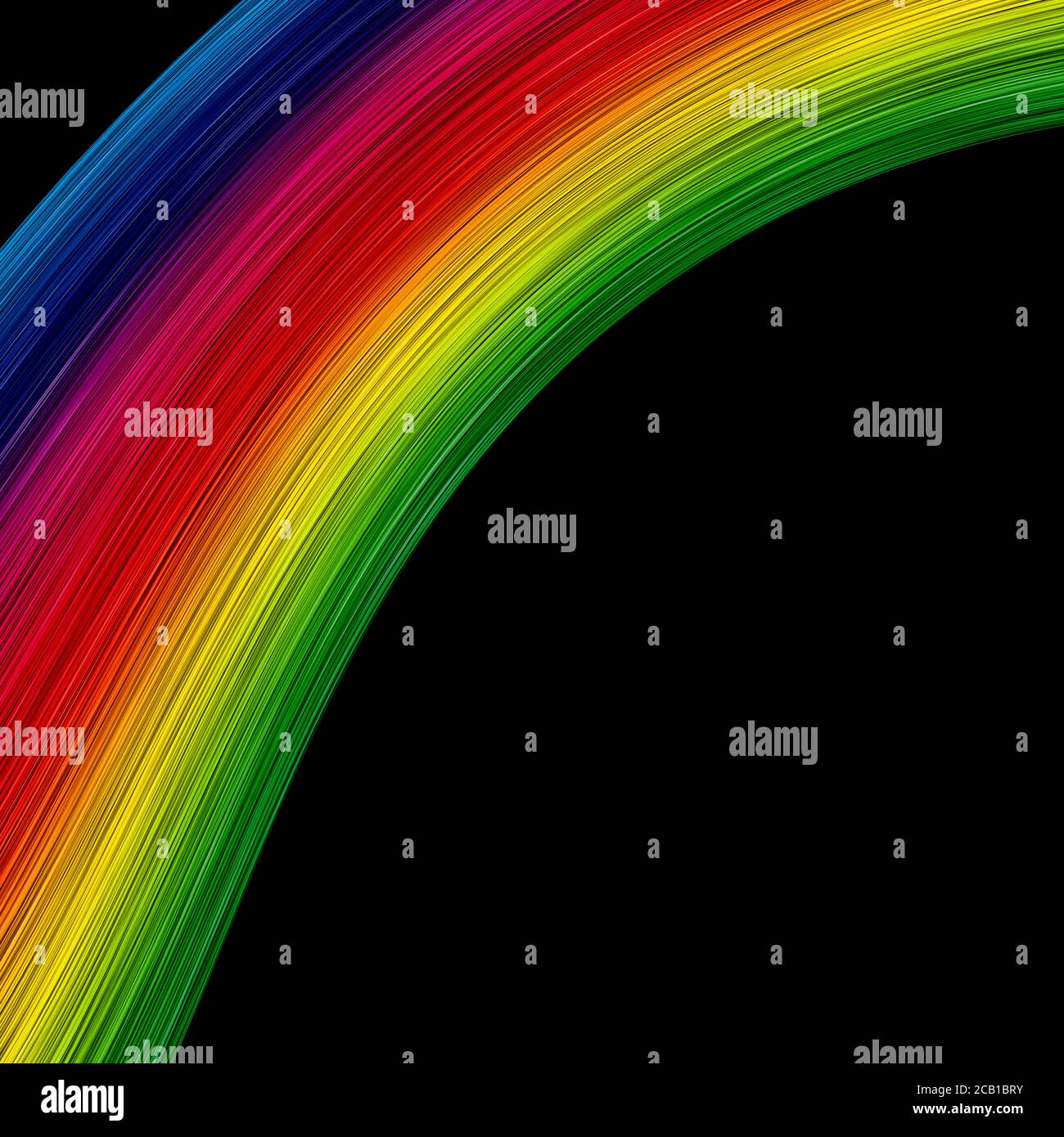 Isolated digital illustration of a rainbow Stock Photo - Alamy