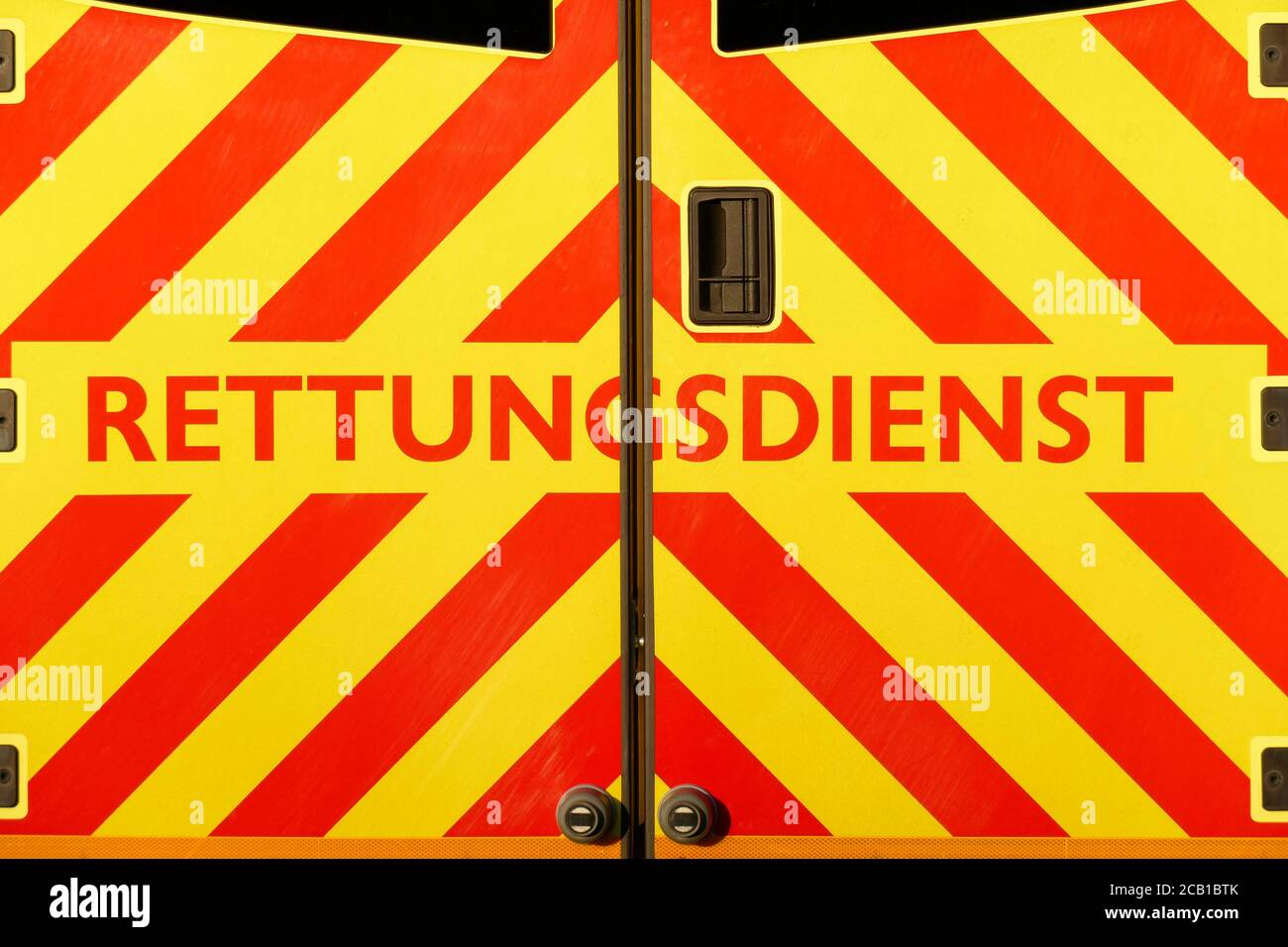 Back of an ambulance, Germany Stock Photo - Alamy
