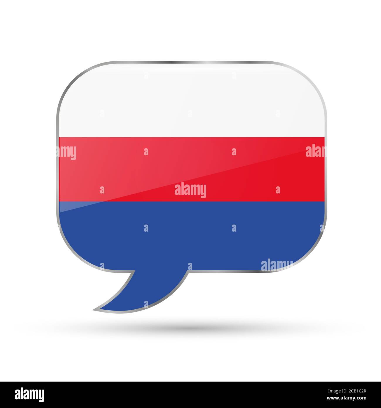 Speech bubble flag hi-res stock photography and images - Alamy