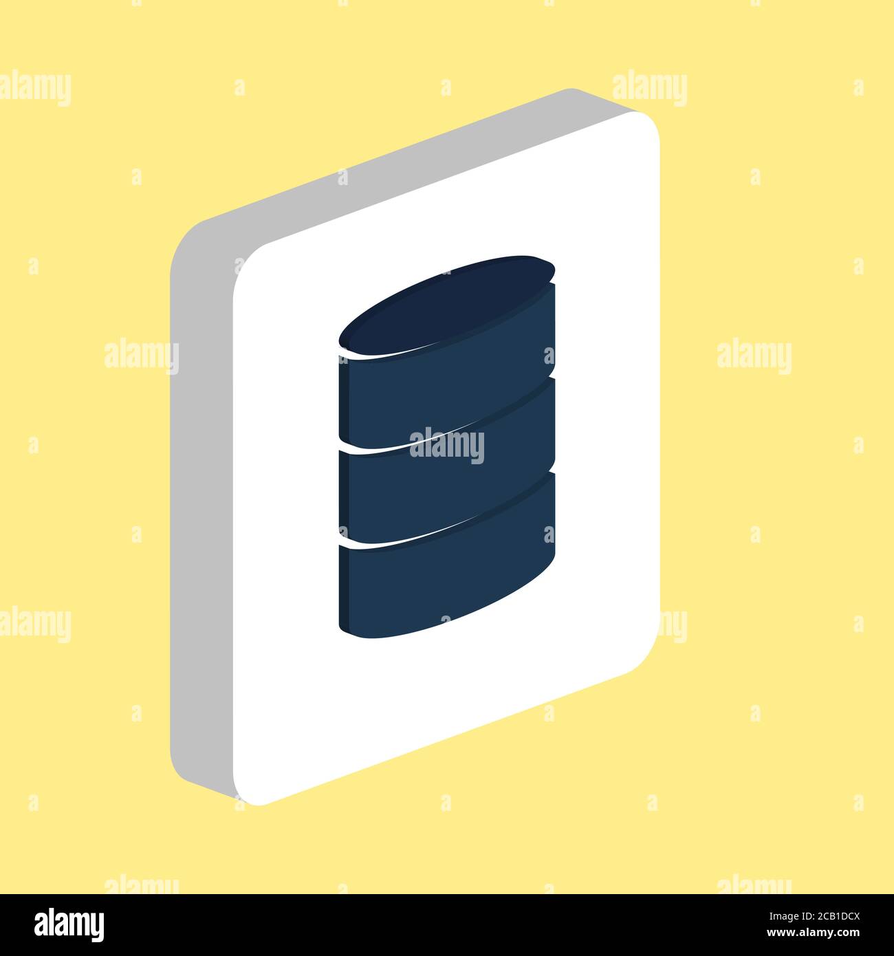 Network Database Simple vector icon. Illustration symbol design ...