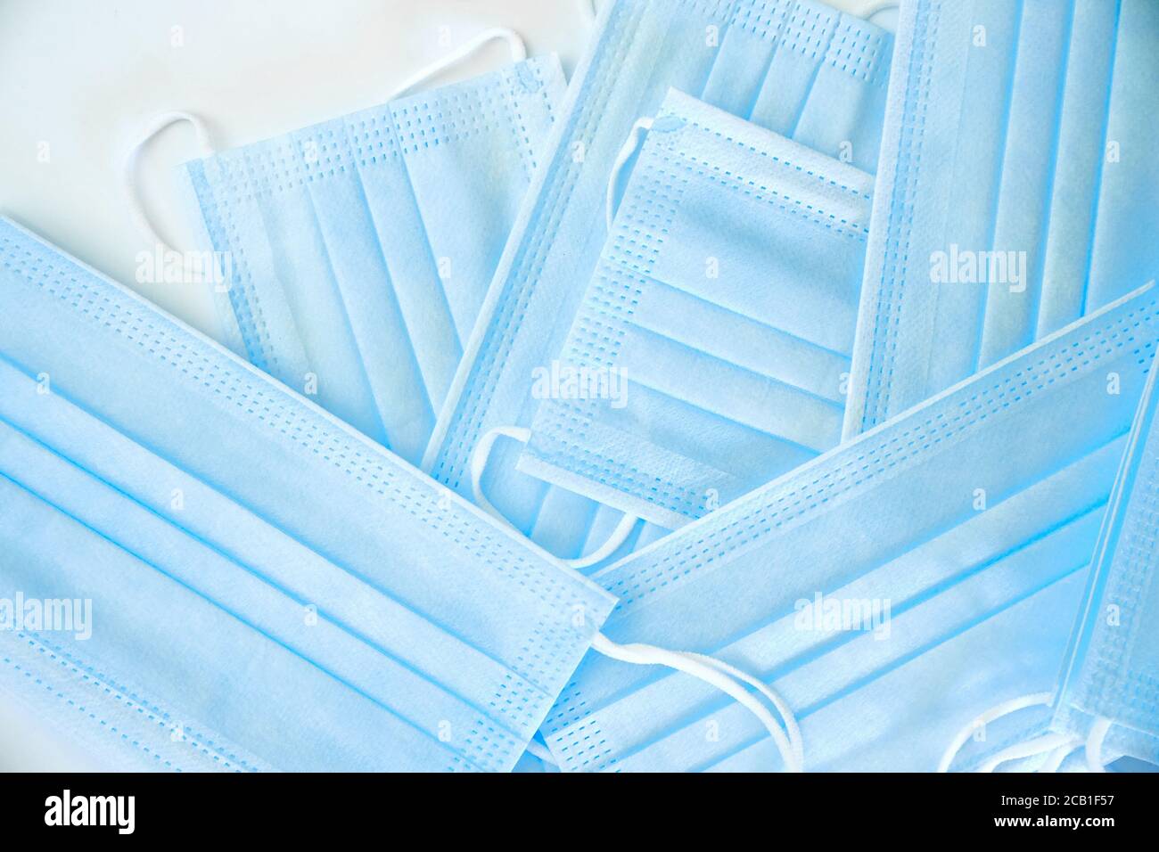 Closeup shot of sanitary masks Stock Photo - Alamy