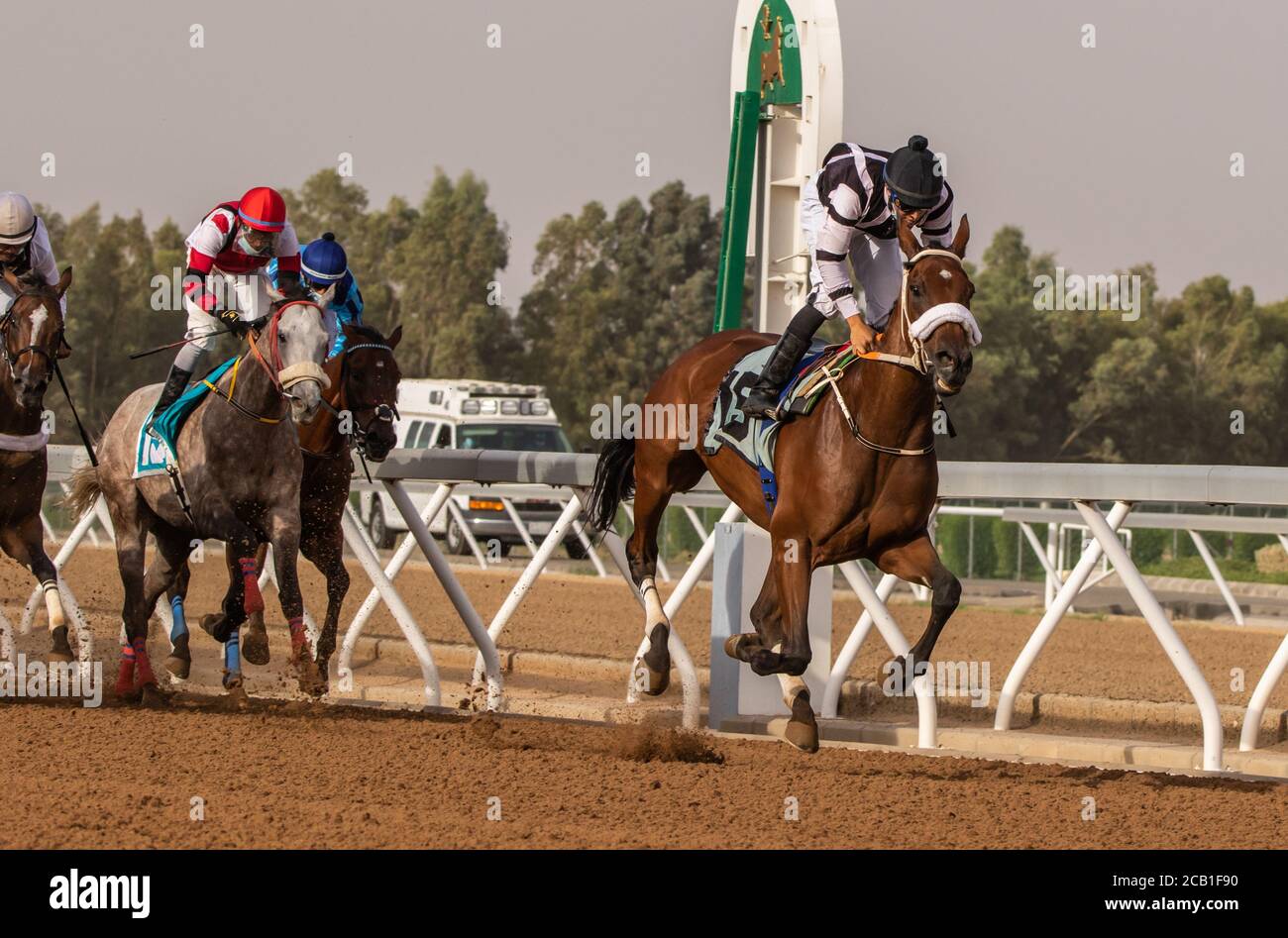 Horse racing at King Khalid Racetrack 7/8/2020 Stock Photo - Alamy
