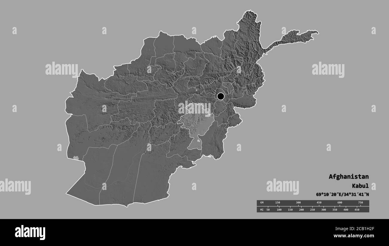 Ghazni province map hi-res stock photography and images - Alamy
