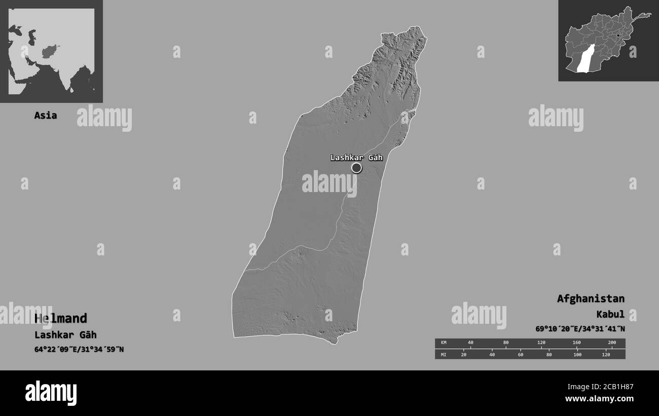 Helmand Province Map