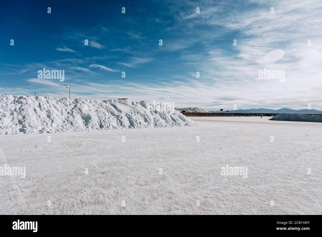 Salinas Grandes in a salt desert in the Jujuy Province, Argentina ...