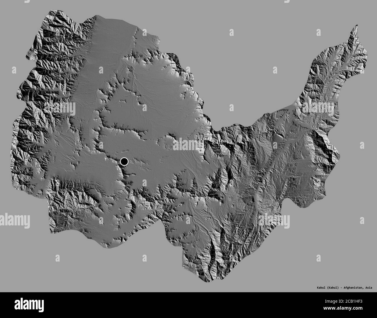Heightmap Afghanistan