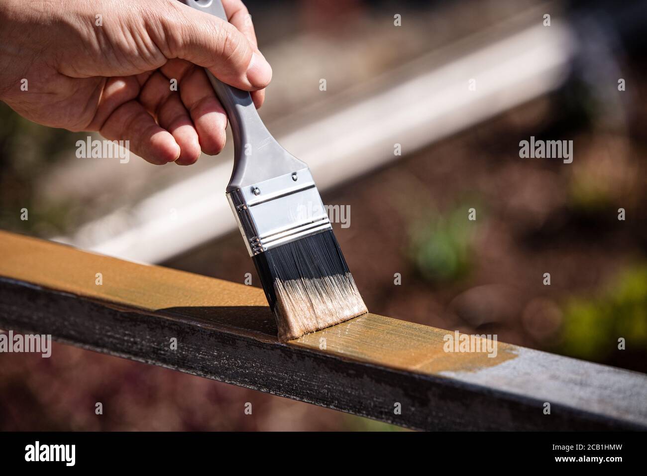 Railing painting hi-res stock photography and images - Alamy