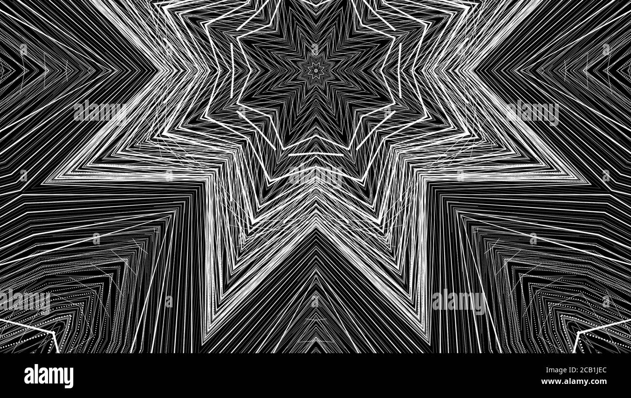 Grayscale 3D rendering of geometric shapes with lights - great for ...