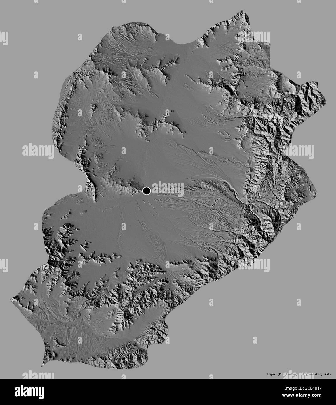 Logar province map hi-res stock photography and images - Alamy