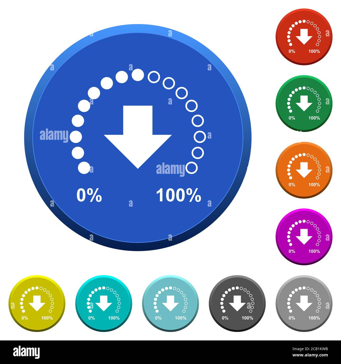 Download in progress round color beveled buttons with smooth surfaces ... Download in progress round color beveled buttons with smooth surfaces ...