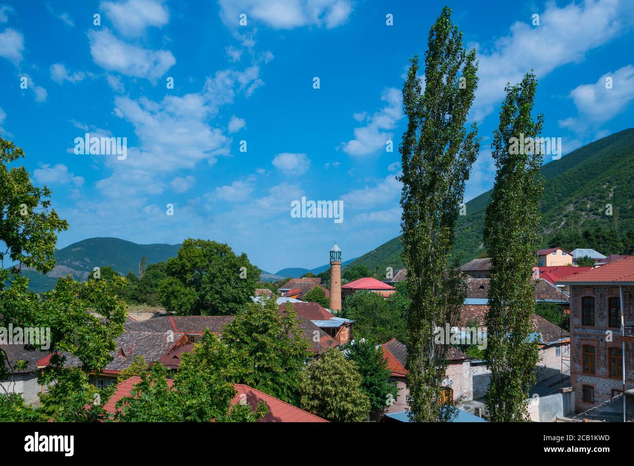 Shaki City, Azerbaijan, Middle East Stock Photo - Alamy