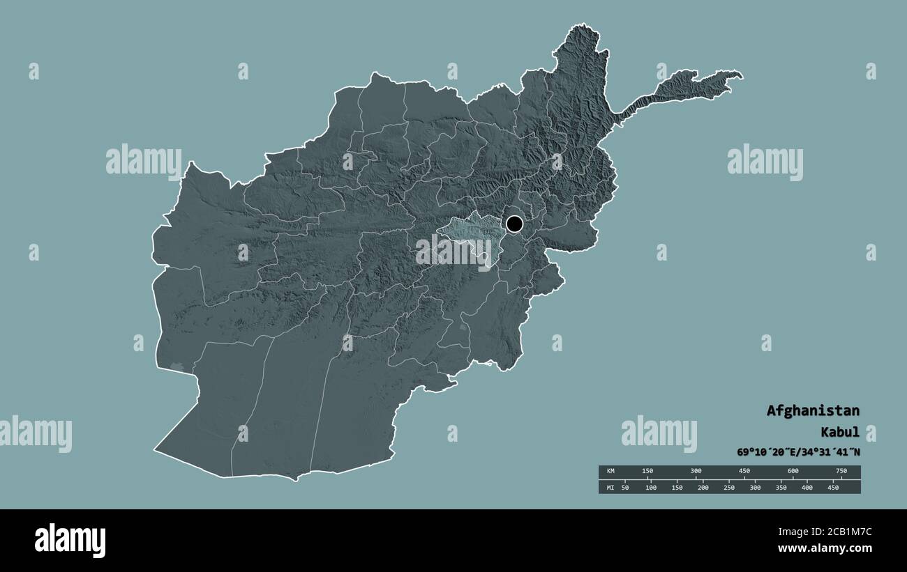 Wardak province map hi-res stock photography and images - Alamy