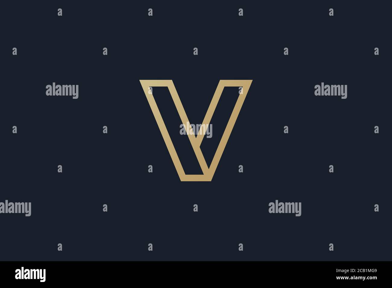 letter V logo . abstract letter v logo design . clean and modern style ...