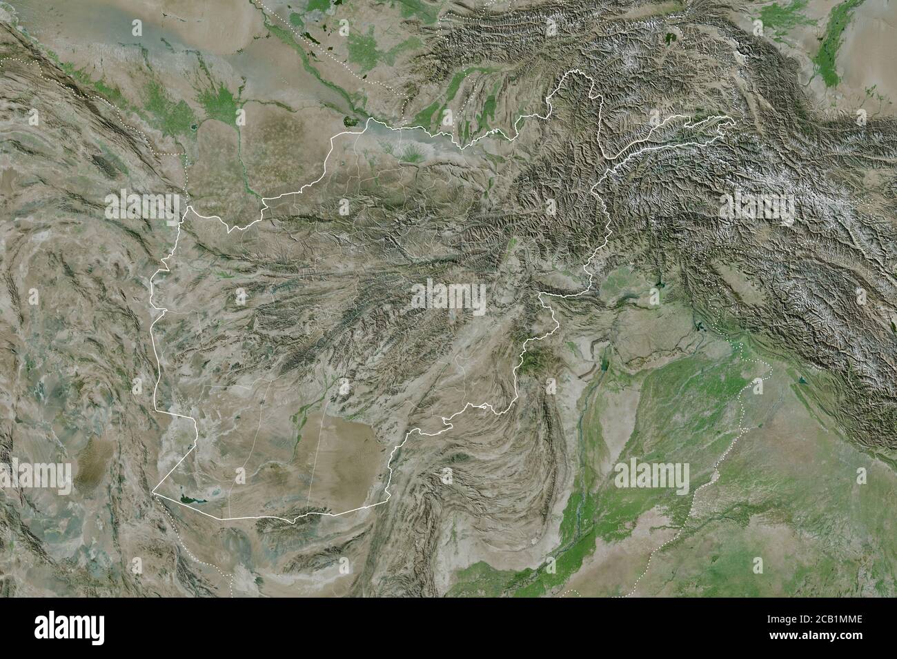 Map satellite geography afghanistan hi-res stock photography and images ...