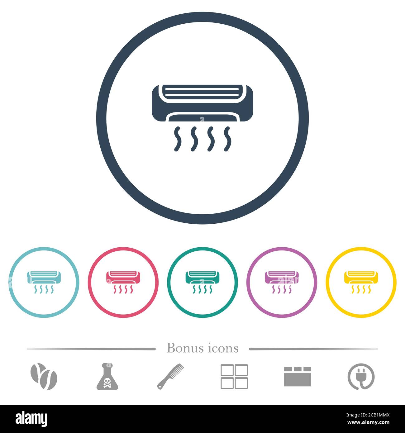 Air conditioner icons in Stock Vector Images - Alamy