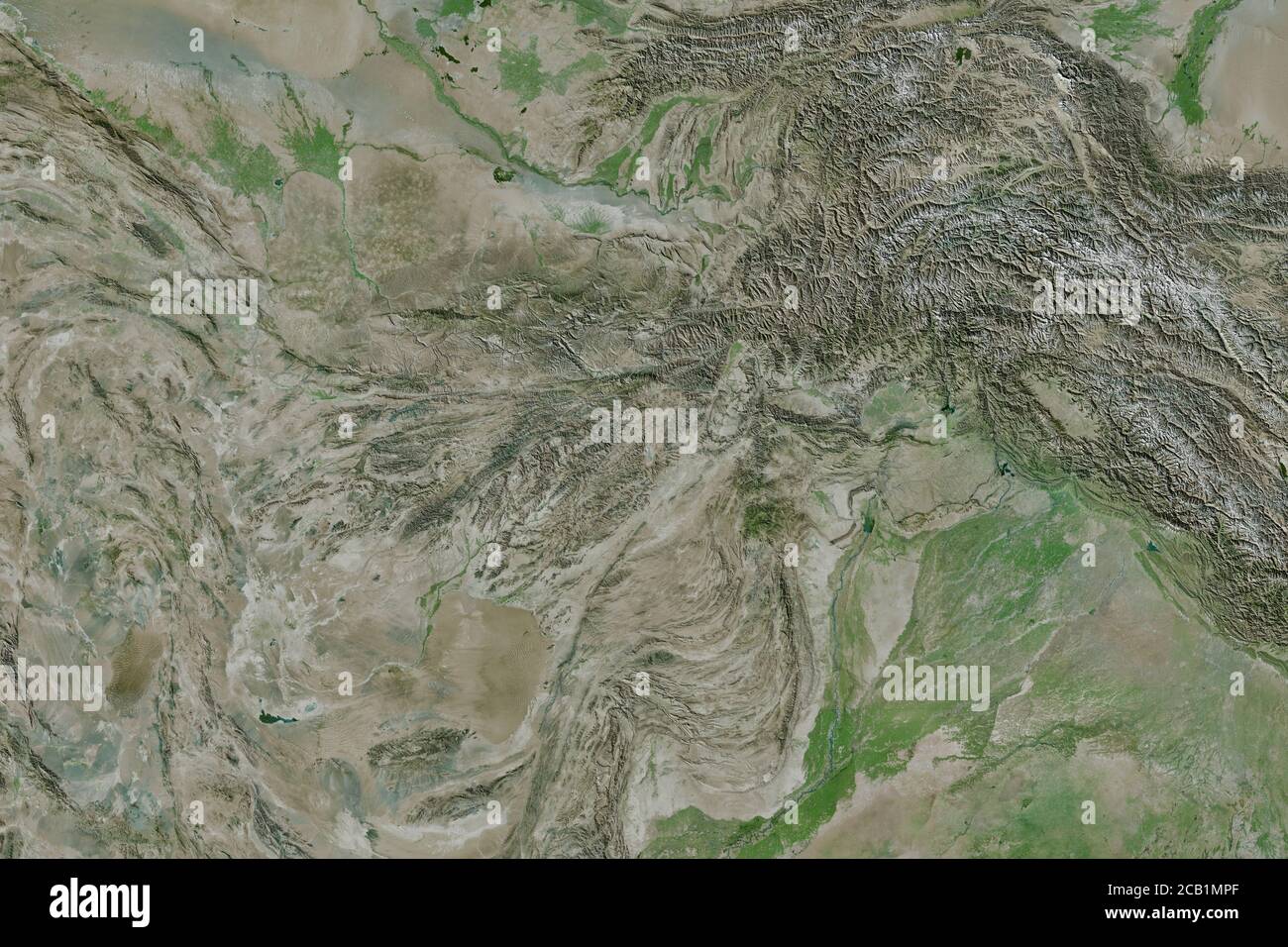Satellite View Of Kabul Map High Resolution Stock Photography and ...