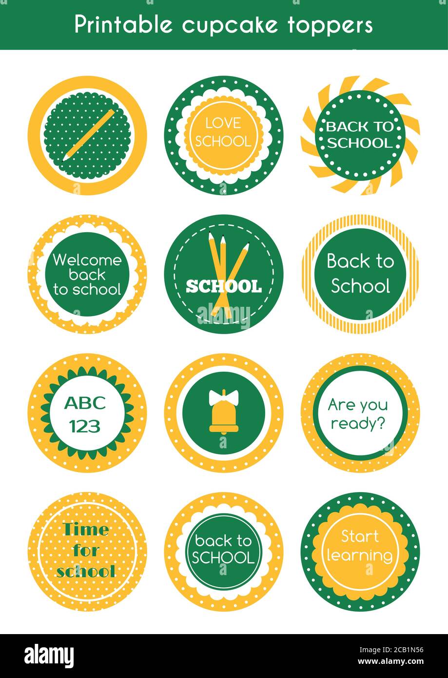 Design card back school Stock Vector Images - Alamy