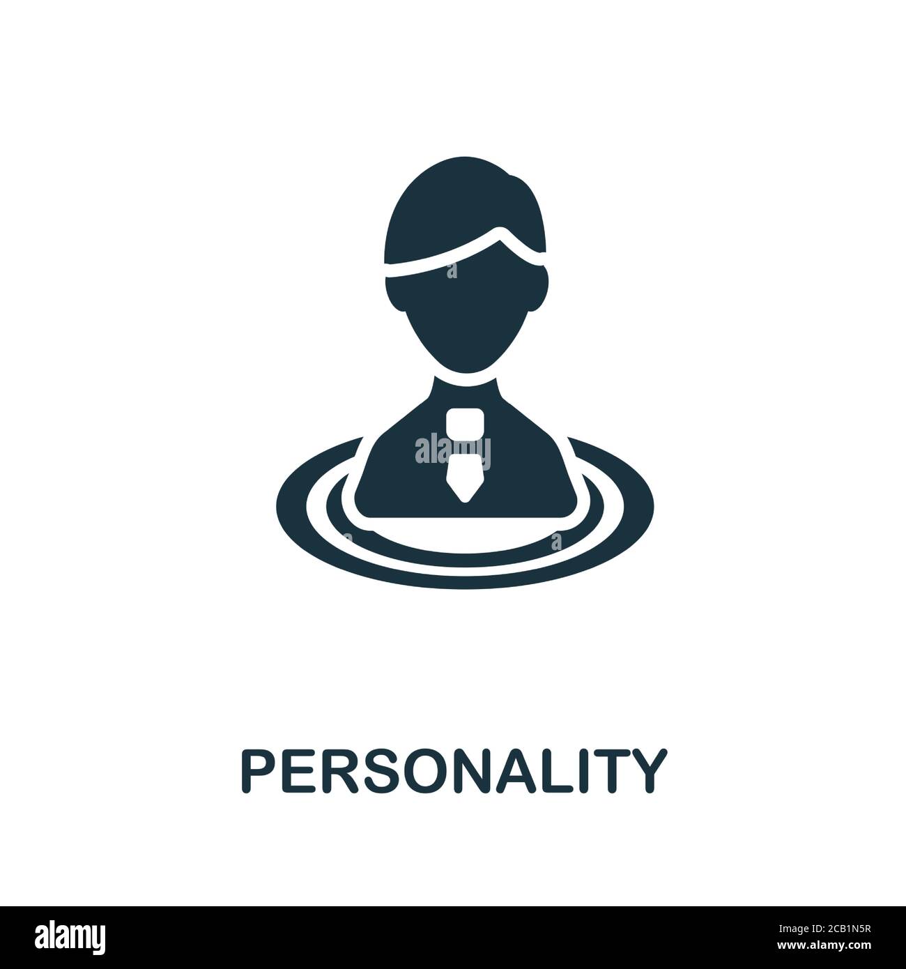 Personality icon. Simple element from business recruitment collection ...