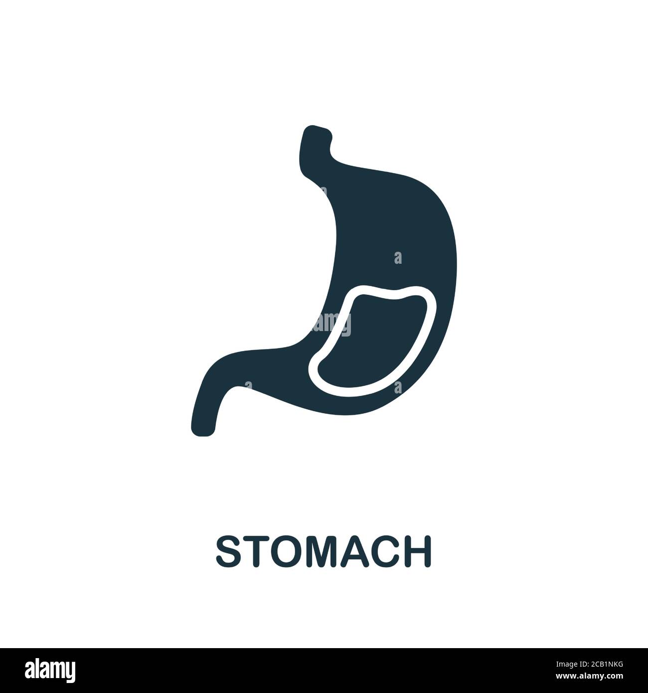Stomach icon. Simple element from internal organs collection. Creative ...