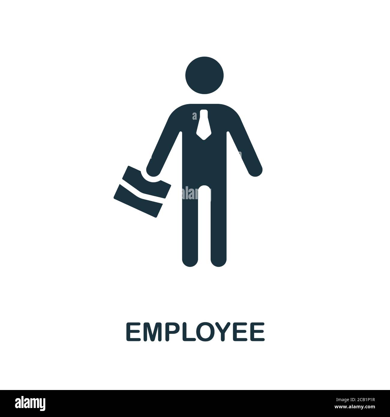 Employee icon. Simple element from business recruitment collection ...
