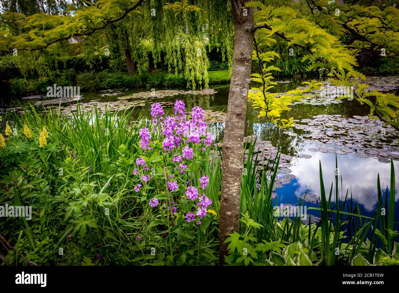 GIVERNY, FRANCE, MAY 21, 2015 : impressionists gardens and ponds of ...