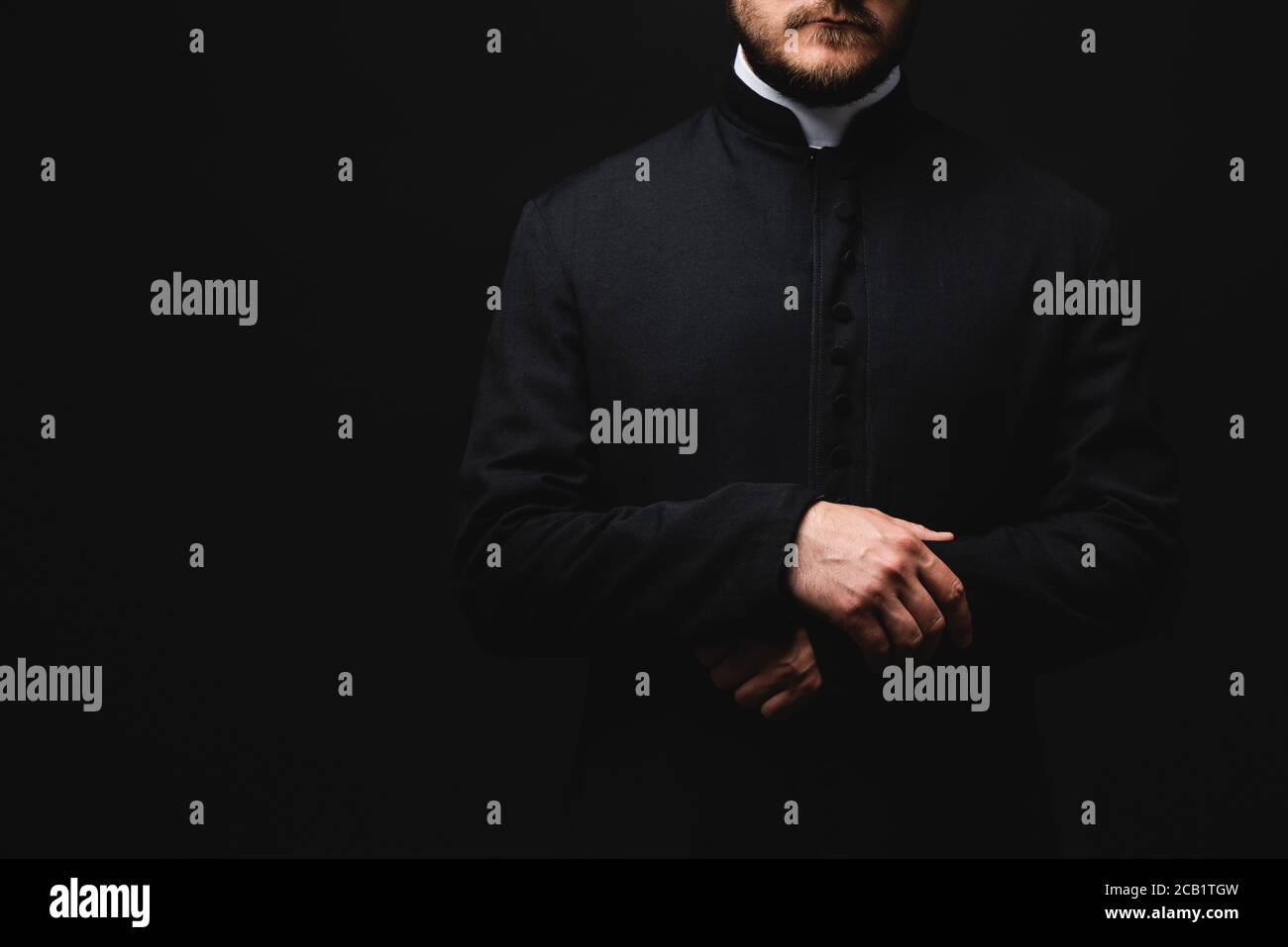 Standing christianity religion priest spirituality hi-res stock ...