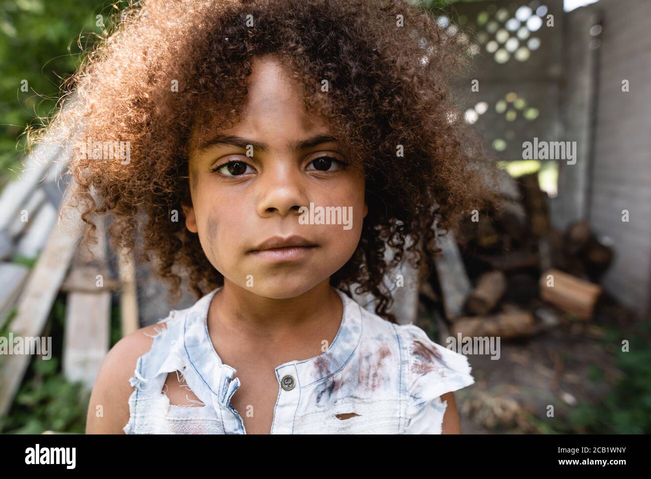 Poor African American Children