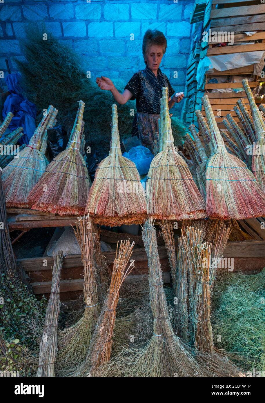 Local Market, Shaki City, Azerbaijan, Middle East Stock Photo - Alamy