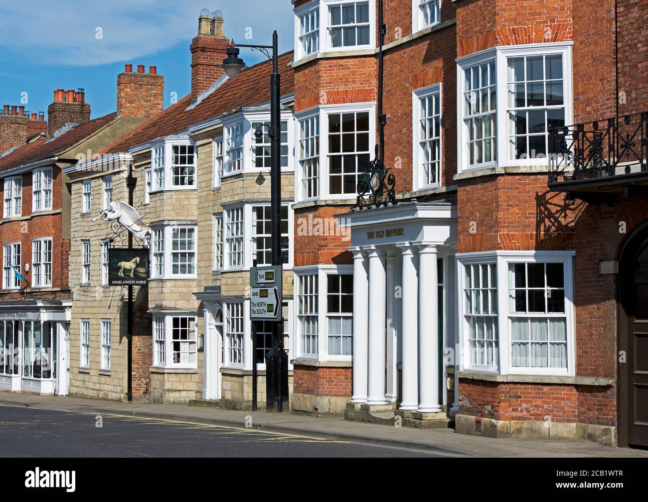 Bridge Street in Tadcaster, North Yorkshire, England UK Stock Photo - Alamy